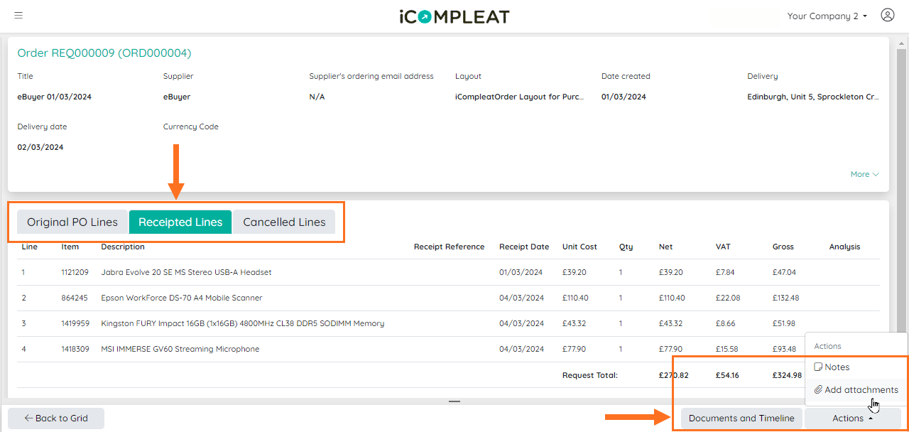 Manage Orders – iCompleat - Help Center