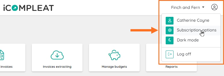 Manage your iCompleat subscription – iCompleat - Help Center