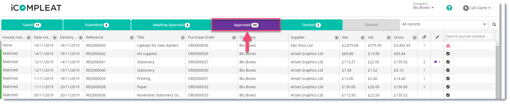 Manage Orders – iCompleat - Help Centre
