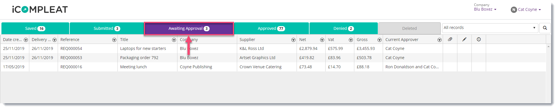 Manage Orders – iCompleat - Help Centre